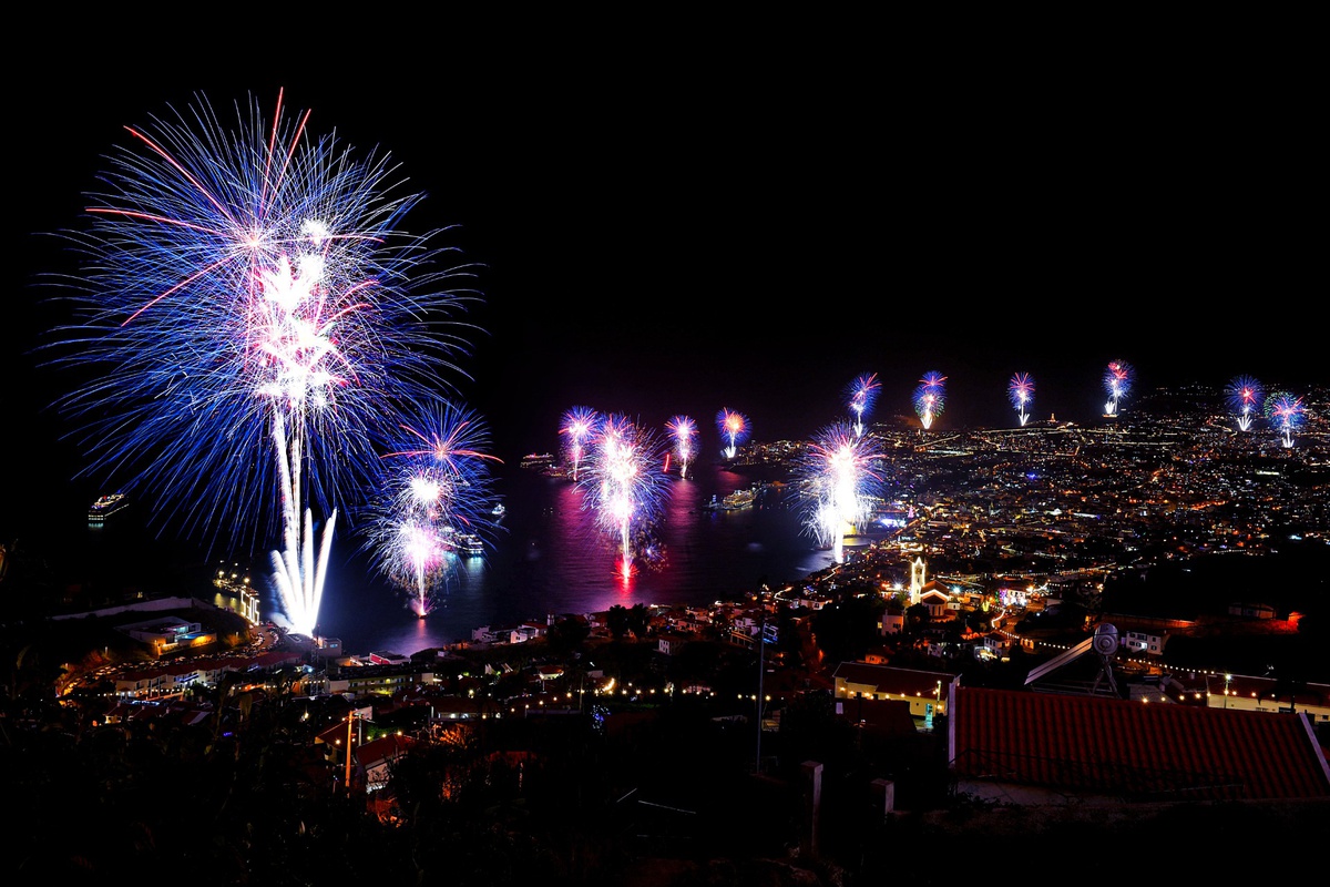From the company that put together the Firework display. - Madeira ...