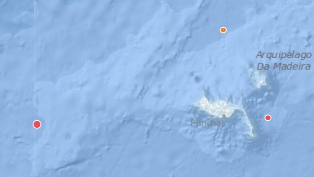 Two earthquakes with the same depth off Madeira - Madeira Island News Blog