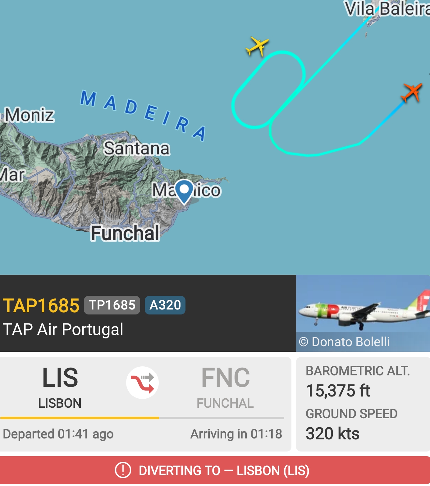 Bad weather forces TAP plane to return to Lisbon and keeps other ...